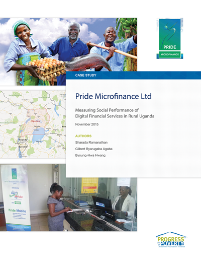 Pride Microfinance Ltd: Measuring Social Performance of Digital Financial Services in Rural ...